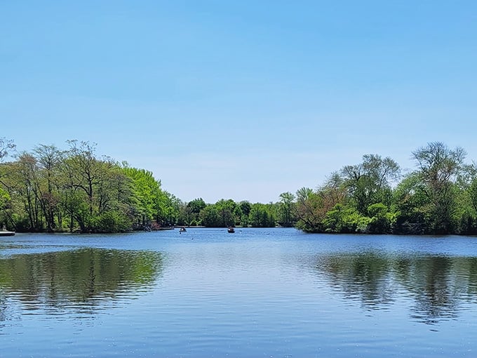 The kind of tranquil water view that makes you wonder why you ever needed a vacation home.