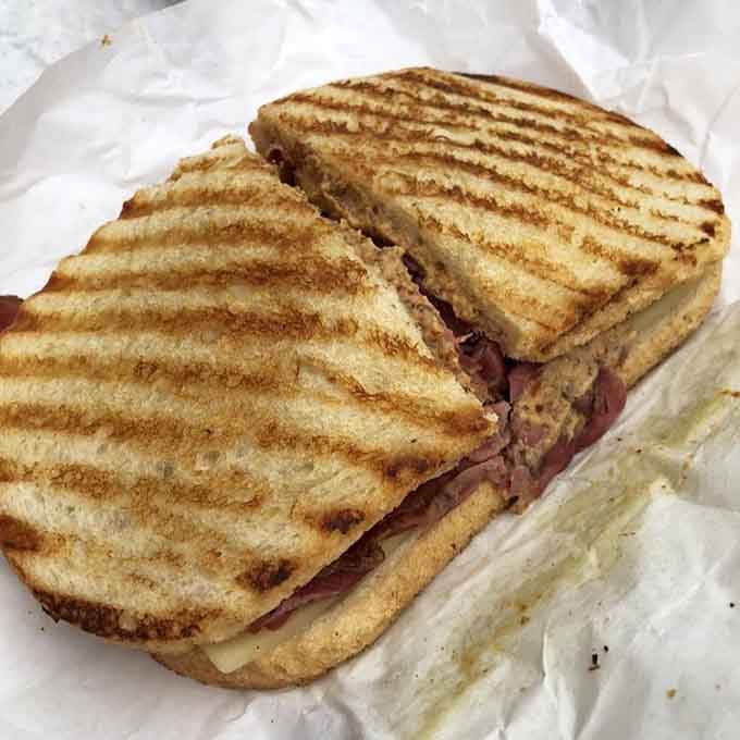 Perfectly grilled pastrami that would make even your pickiest uncle nod in silent approval.
