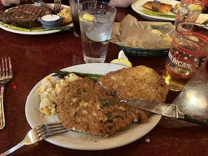 That golden crust on the pork tenderloin could make a vegetarian reconsider their life choices, just saying.