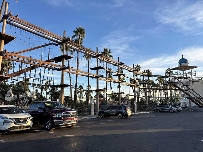 That high-ropes course isn't just for kids; it's for anyone who needs to remember what courage feels like.