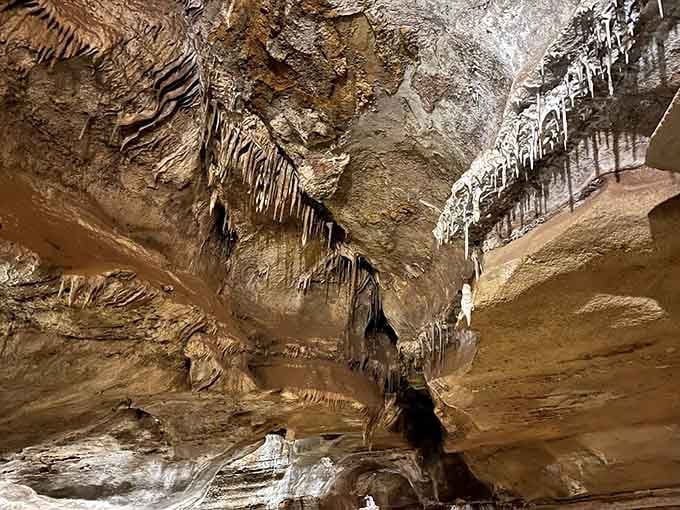 These limestone icicles took millennia to form, proving that good things really do come to those who wait.