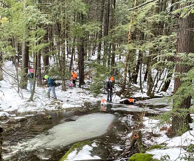 Even winter can't diminish the gorge's drama, though those icy trails demand respect and proper footwear.