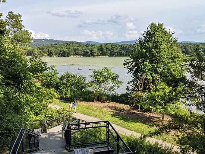 West Point Foundry Preserve proves industrial history doesn't have to be boring when nature reclaims it beautifully.