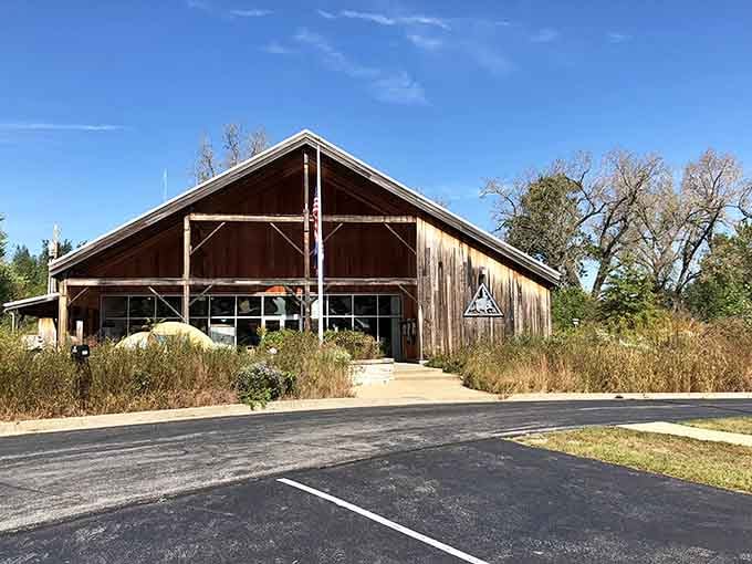 The rustic visitor center welcomes you like an old friend, proving that conservation areas have style too.