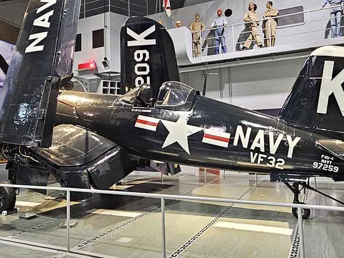 The Corsair's bent wings made carrier landings possible and museum visits unforgettable for history buffs everywhere.