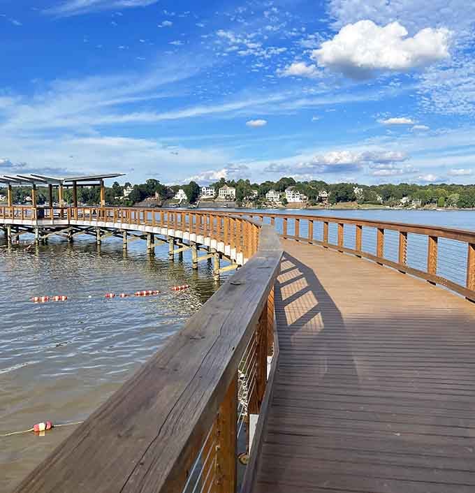 This boardwalk leads to fishing spots where the biggest catch might just be your inner peace.This boardwalk leads to fishing spots where the biggest catch might just be your inner peace.