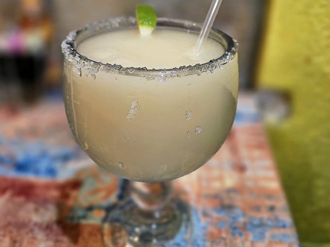 That salt-rimmed beauty right there is what dreams are made of, especially after a long week.