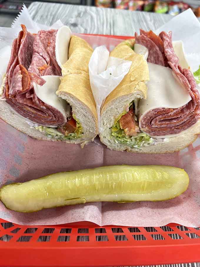 Behold The Tony: layers of Italian meats so generous, you'll need an engineering degree to eat it.