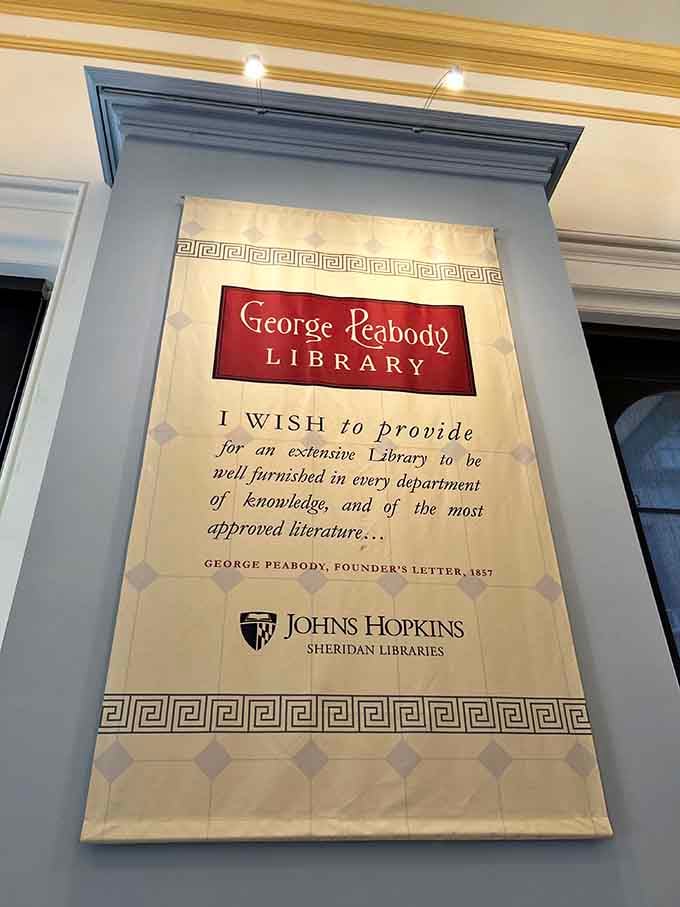 This dedication plaque reveals a vision for knowledge that still resonates powerfully through every corner of the building.