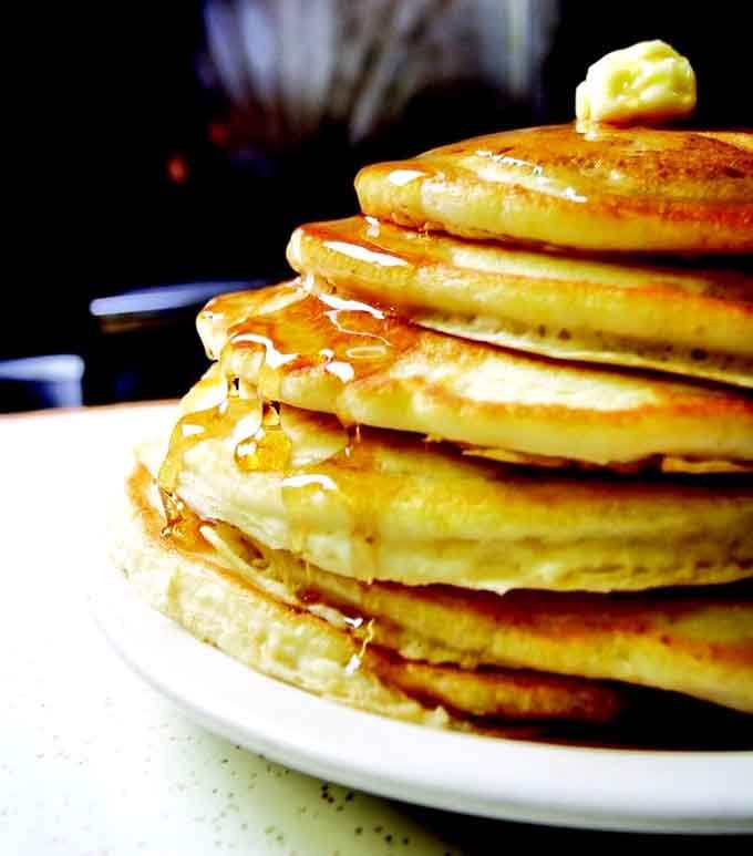 When pancakes reach for the sky, you know you've found a place that takes breakfast as seriously as you do.
