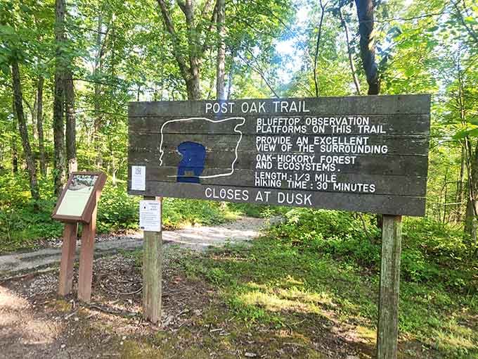 The Post Oak Trail promises views that'll make your hiking app jealous of your step count today.