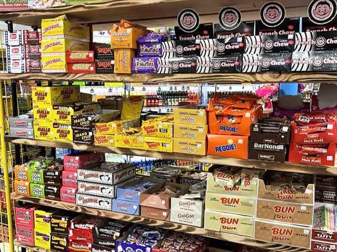Shelves stocked with nostalgic treasures that'll transport you straight back to the corner store of your childhood.