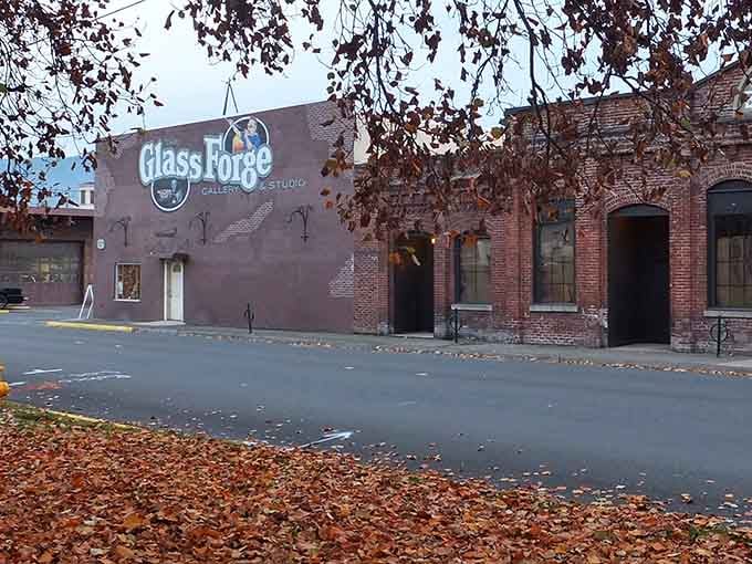 The Glass Forge Gallery and Studio turns a handsome old brick building into something far more magical inside.