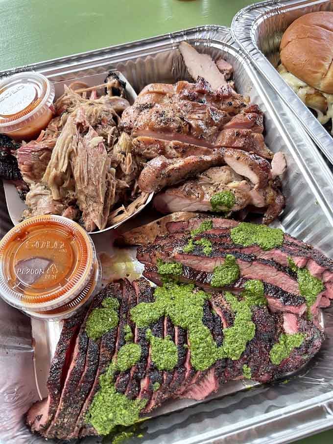 When brisket and pulled pork share a tray, it's not competition, it's a delicious collaboration worth celebrating.