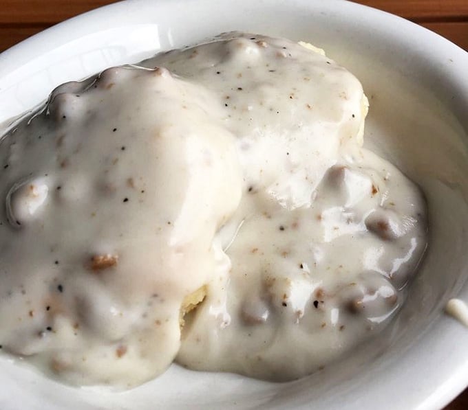 Behold the creamy, peppery glory that's converting Northerners into Southern comfort food believers, one biscuit at a time.