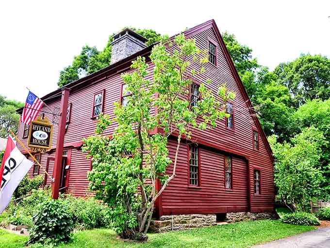 The Hyland House has been standing since the 1600s, outlasting every trend you've ever regretted following.