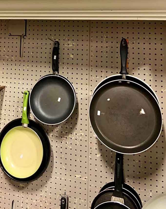 Even your cookware gets a second chance here, because good pans shouldn't end up in landfills when they've got meals left to make.