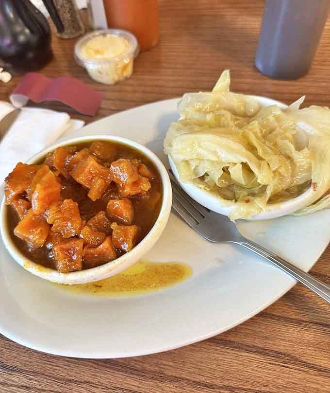 Candied sweet potatoes and cabbage that'll make you reconsider everything you thought you knew about vegetables.