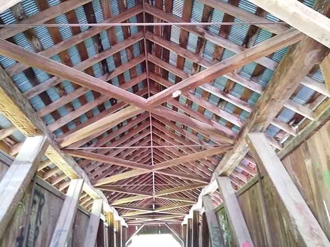 Those wooden beams overhead solved engineering problems before calculators existed, which is genuinely impressive and humbling.