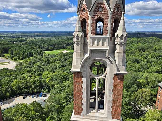 The view from up here makes every single one of those 178 steps feel absolutely, completely worth it.