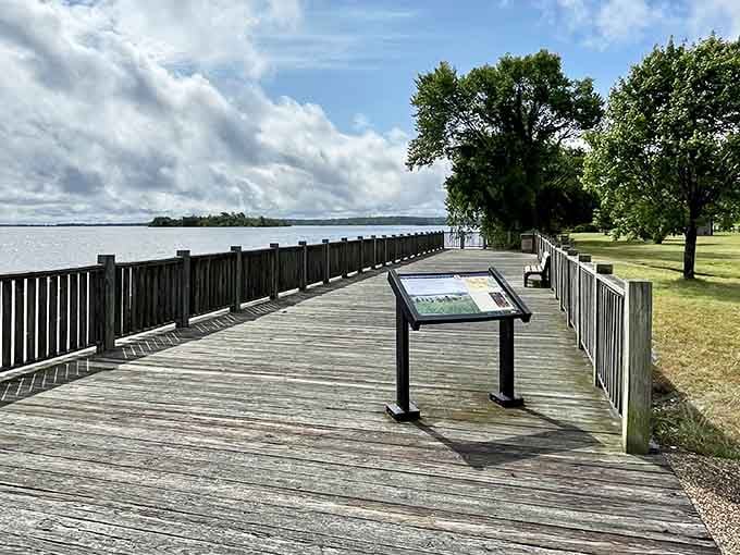 Old City Point Waterfront Park offers boardwalk strolls where the only price is your time well spent.