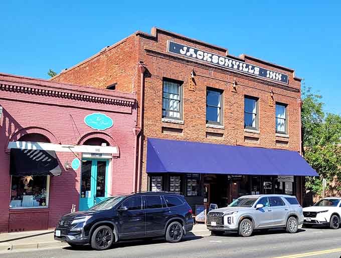 The Jacksonville Inn stands ready to welcome travelers just like it has for generations, minus the horses and dust.