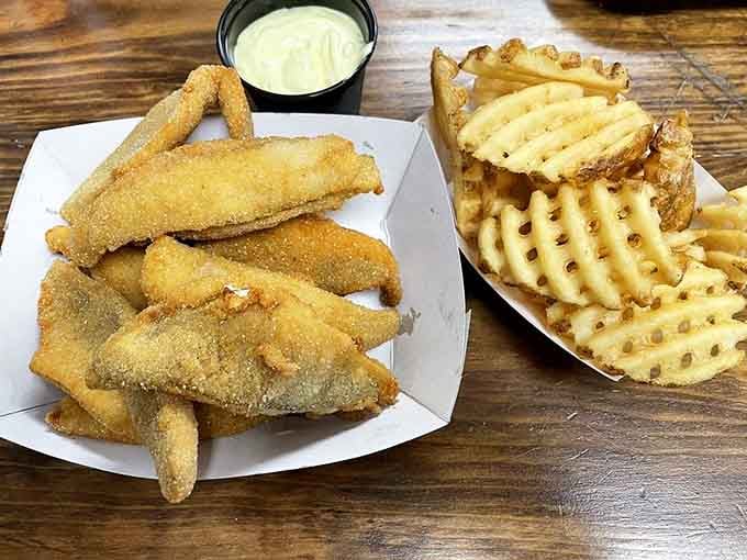 Golden, crispy, and absolutely magnificent, this is what Lake Erie perch is supposed to look like, folks.