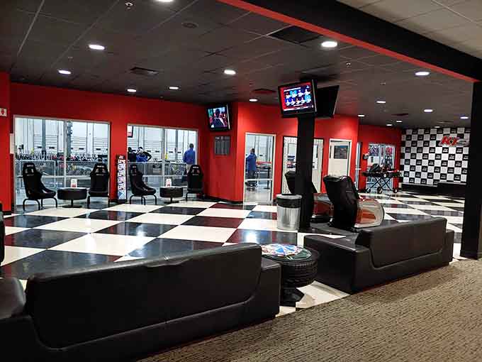 The lounge where you'll catch your breath and watch others make the same mistakes you just did.