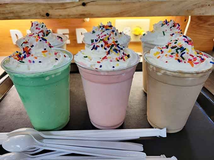 Three milkshakes walk into a diner, and nobody leaves disappointed or able to fit through the door.
