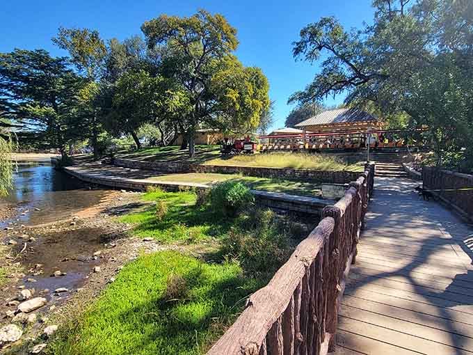 These peaceful boardwalks wind through nature like the park's own yellow brick road, minus the flying monkeys.