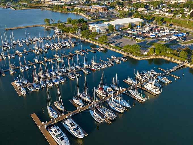 The marina fills with boats owned by people who can actually afford hobbies thanks to reasonable living costs.
