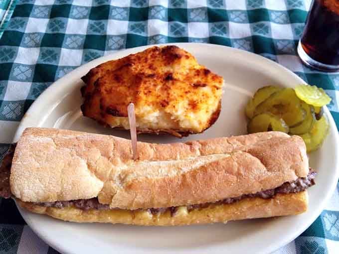 The po' boy that started the legend, perfectly dressed and ready to ruin you for lesser sandwiches forever.