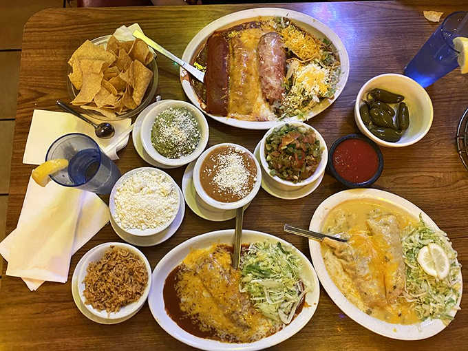 When your table looks like a fiesta exploded in the best possible way, you're doing Mexican food right.