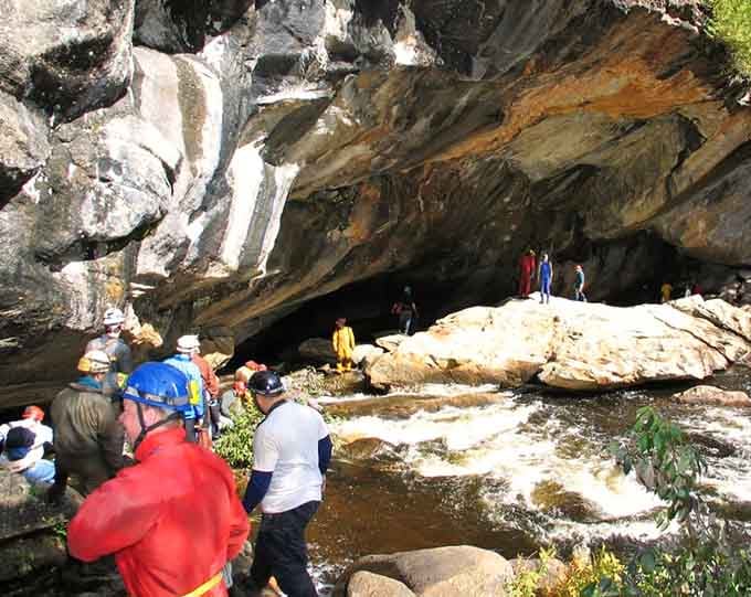 Nothing brings people together quite like standing beneath tons of ancient rock and feeling wonderfully, delightfully small.