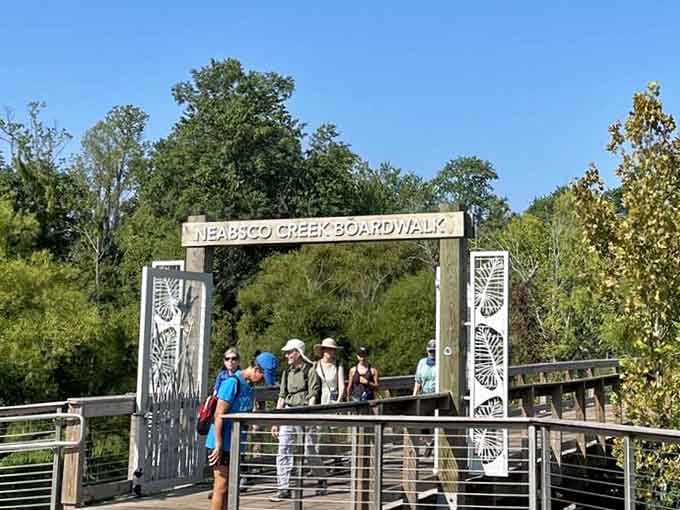 The boardwalk welcomes everyone, from serious birders to casual strollers just seeking some weekend peace.
