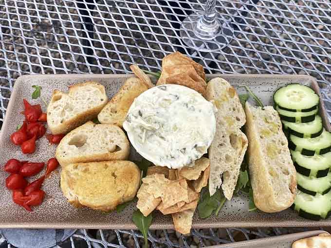 Creamy, herby, and served with fresh vegetables, this dip makes vegetables taste like a brilliant life choice.