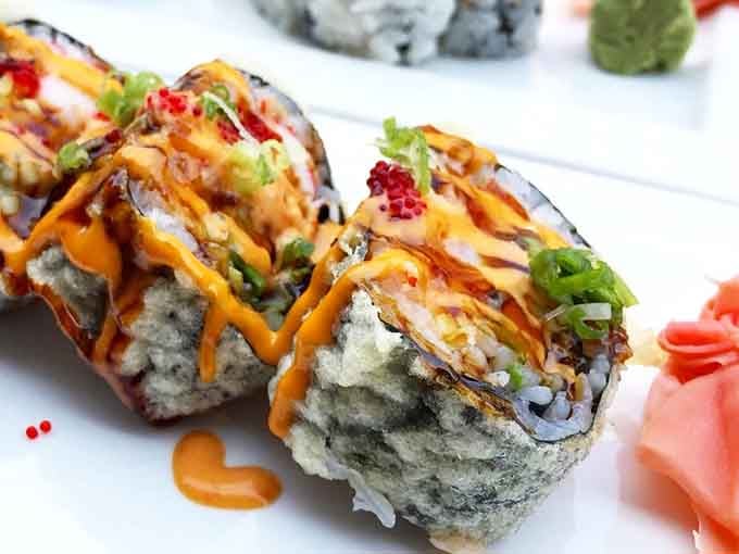 Lobster elevates the California roll from reliable classic to special occasion territory, and your taste buds will notice the difference.