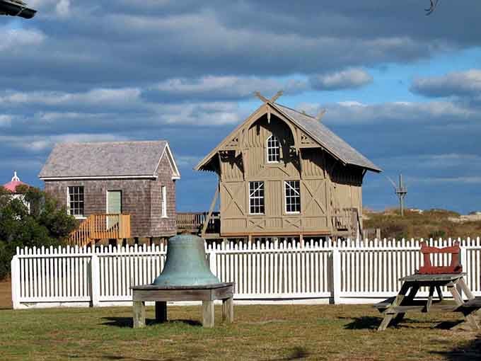 Historic buildings stand as reminders that people have been braving these barrier islands for generations of coastal living.