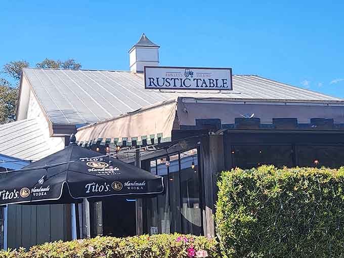 The Rustic Table serves up coastal flavors without the pretension that usually comes with waterfront dining these days.