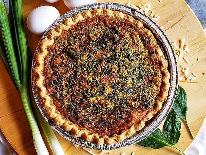 French spinach quiche that'll make you reconsider everything you thought you knew about egg dishes.