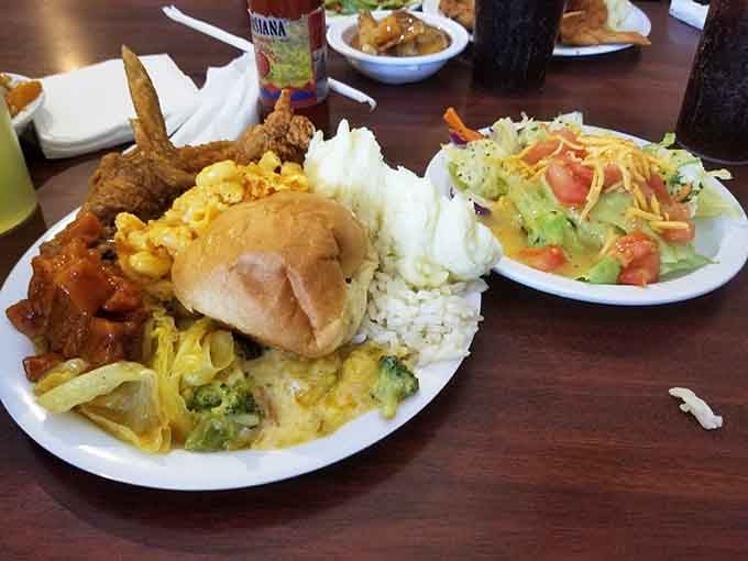 When your plate looks like a Southern family reunion, you know you've made all the right choices today.