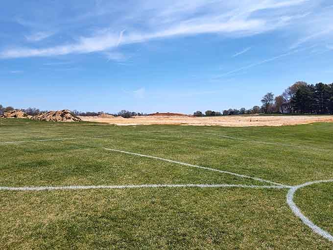 Wide open fields where kids can actually run around without bumping into a strip mall every thirty seconds.