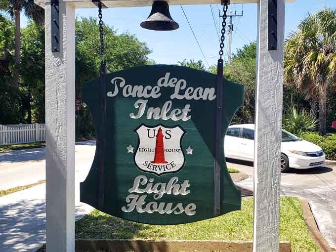 The entrance sign welcomes you to climb 203 steps of pure Florida history and spectacular ocean views.