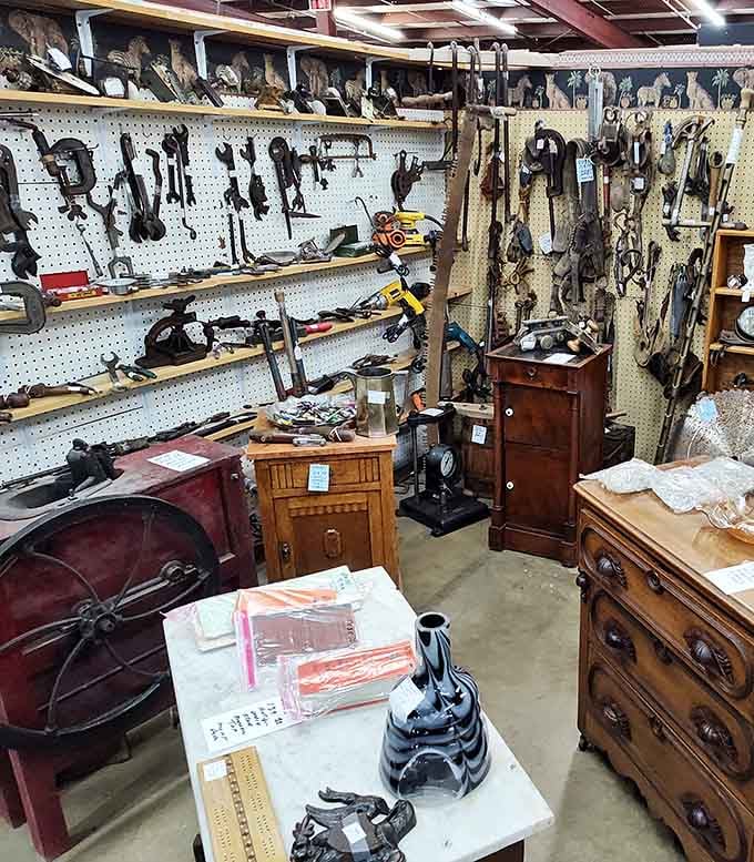 Your grandfather's workshop called, and apparently everything ended up here, still ready to outperform anything from the hardware store.