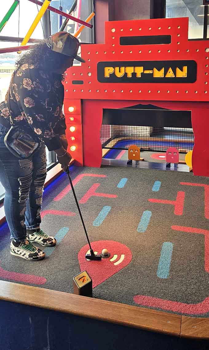 Putt-Man brings retro arcade vibes to your golf game, because apparently nostalgia makes everything better, even putting.