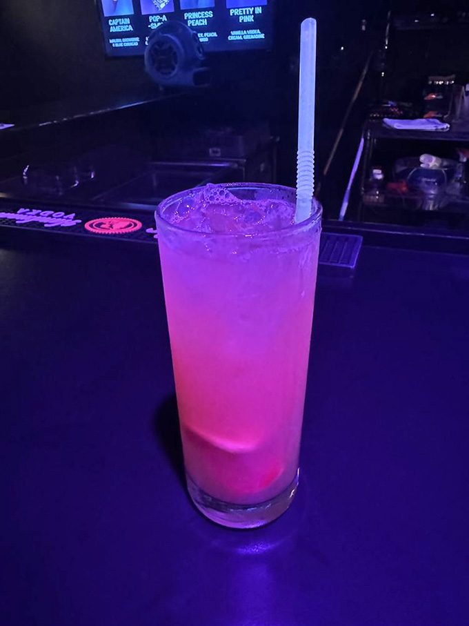 The Pretty in Pink glows like something Molly Ringwald would sip while contemplating life's big questions.
