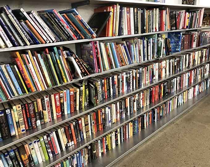 Literary adventures line these shelves like old friends waiting to be rediscovered at prices that won't break the bank.