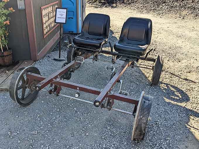 Sometimes the best adventures come on four wheels, two seats, and absolutely zero need for steering ability.