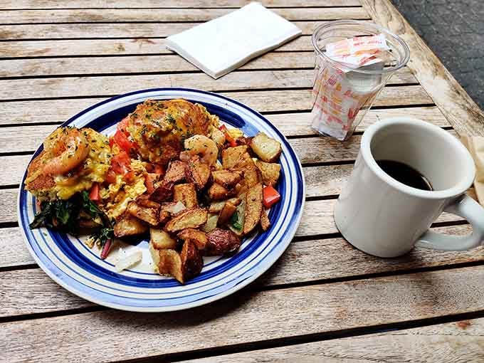 Country potatoes, perfectly cooked eggs, and strong coffee on a sunny patio&mdash;this is what Saturday mornings were invented for.