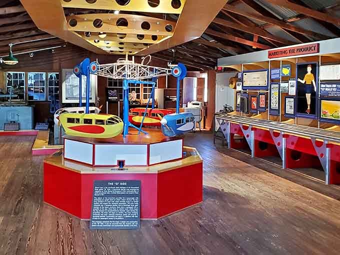 Inside the Stanzel Museum, colorful model aircraft displays celebrate the ingenuity of folks who made dreams take flight.